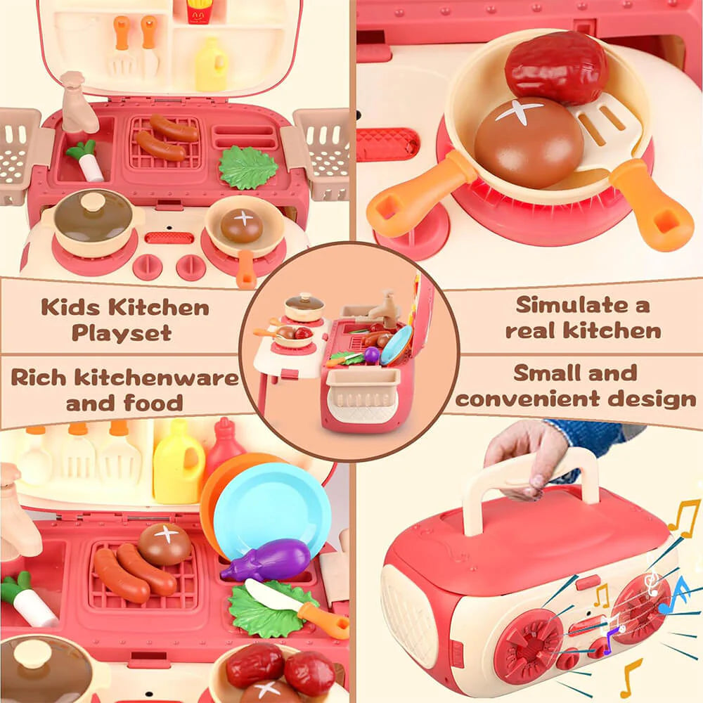 Buy 2 in 1 Stereo Kitchen Play Set Online in Pakistan — Khanaan.pk