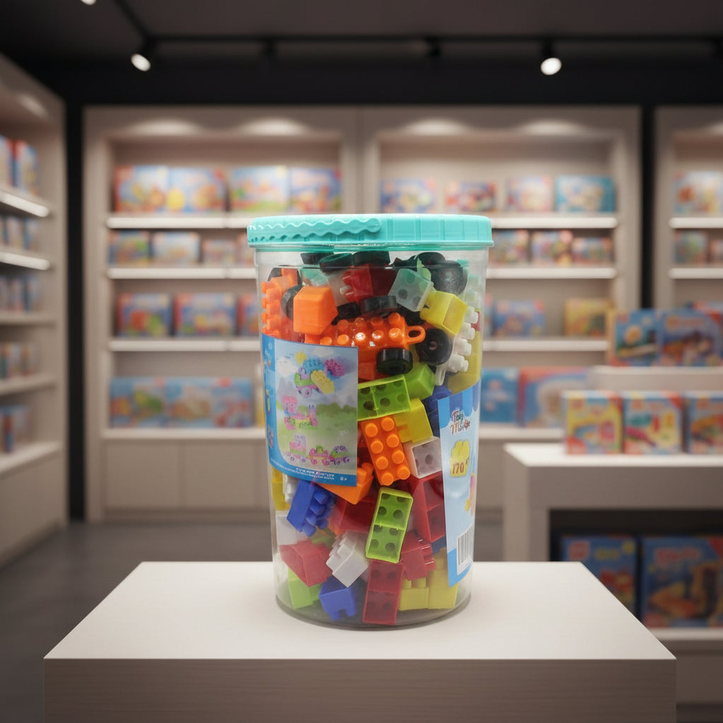 Buy Colorful Building Blocks Bucket 170 Pieces Online in Pakistan ...