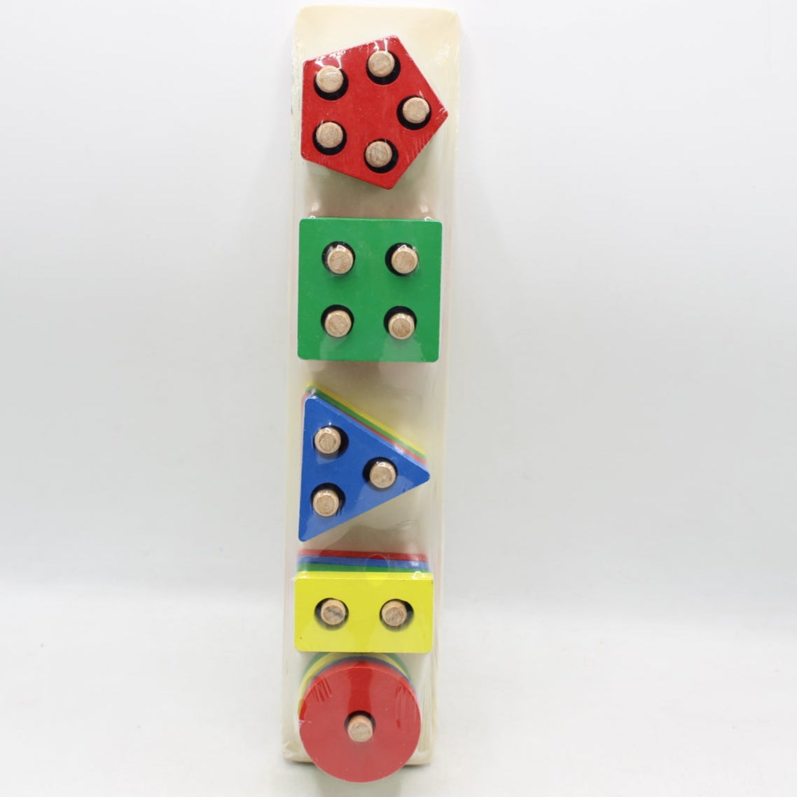 Buy Kids Wooden Blocks 5 shapes Online in Pakistan — Khanaan.pk