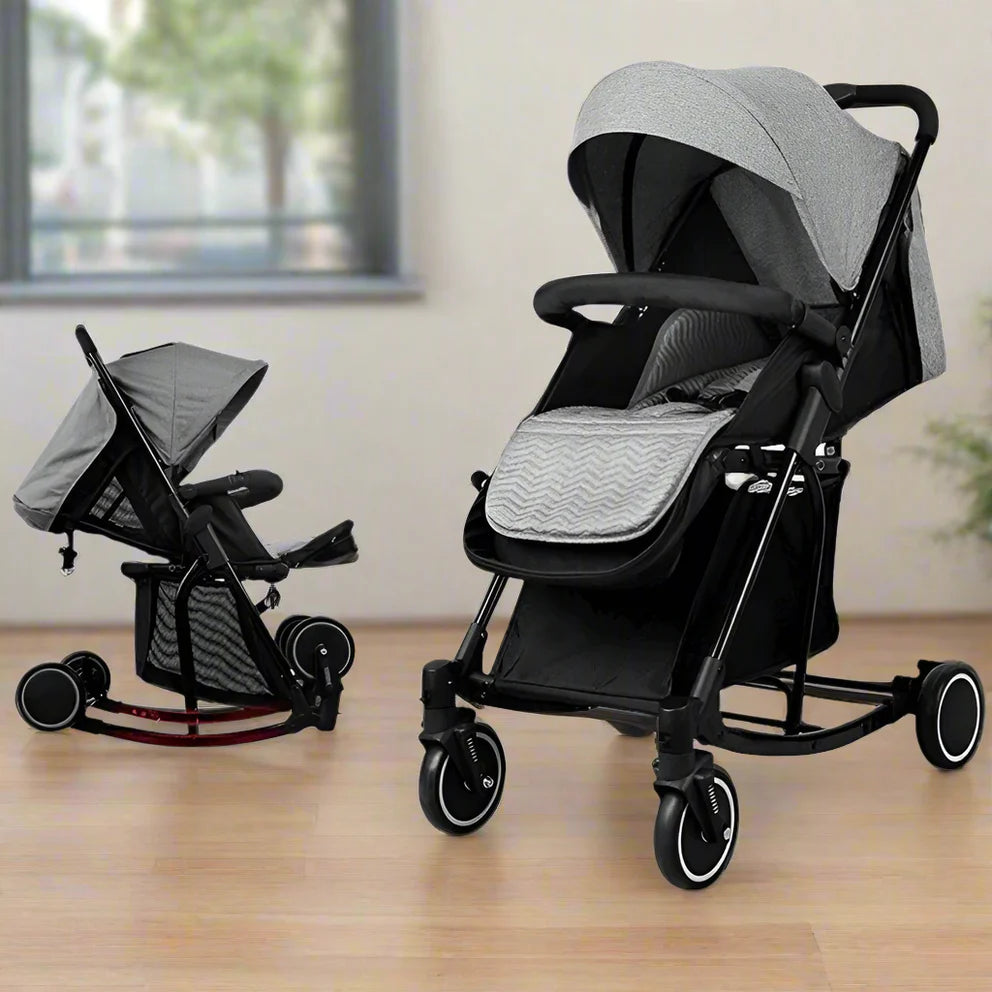 Buy 2 in 1 Rocking Baby Stroller Online in Pakistan — Khanaan.pk