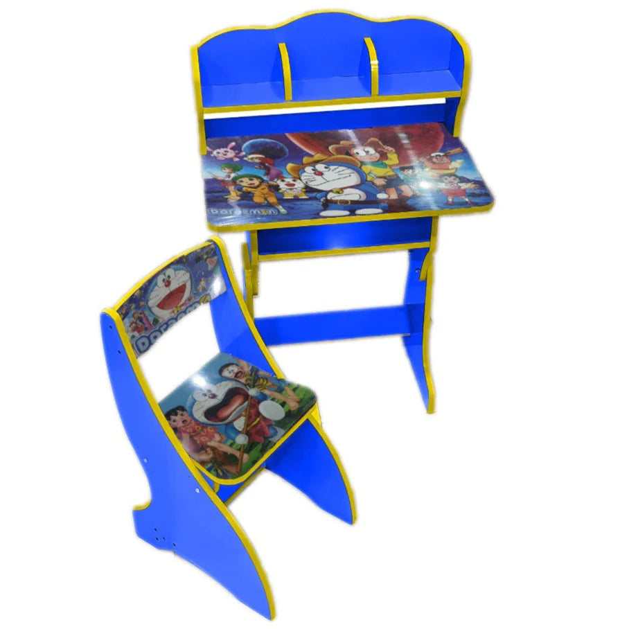 Buy Kids Doraemon Theme Study Table with Chair Online in Pakistan Khanaan.pk