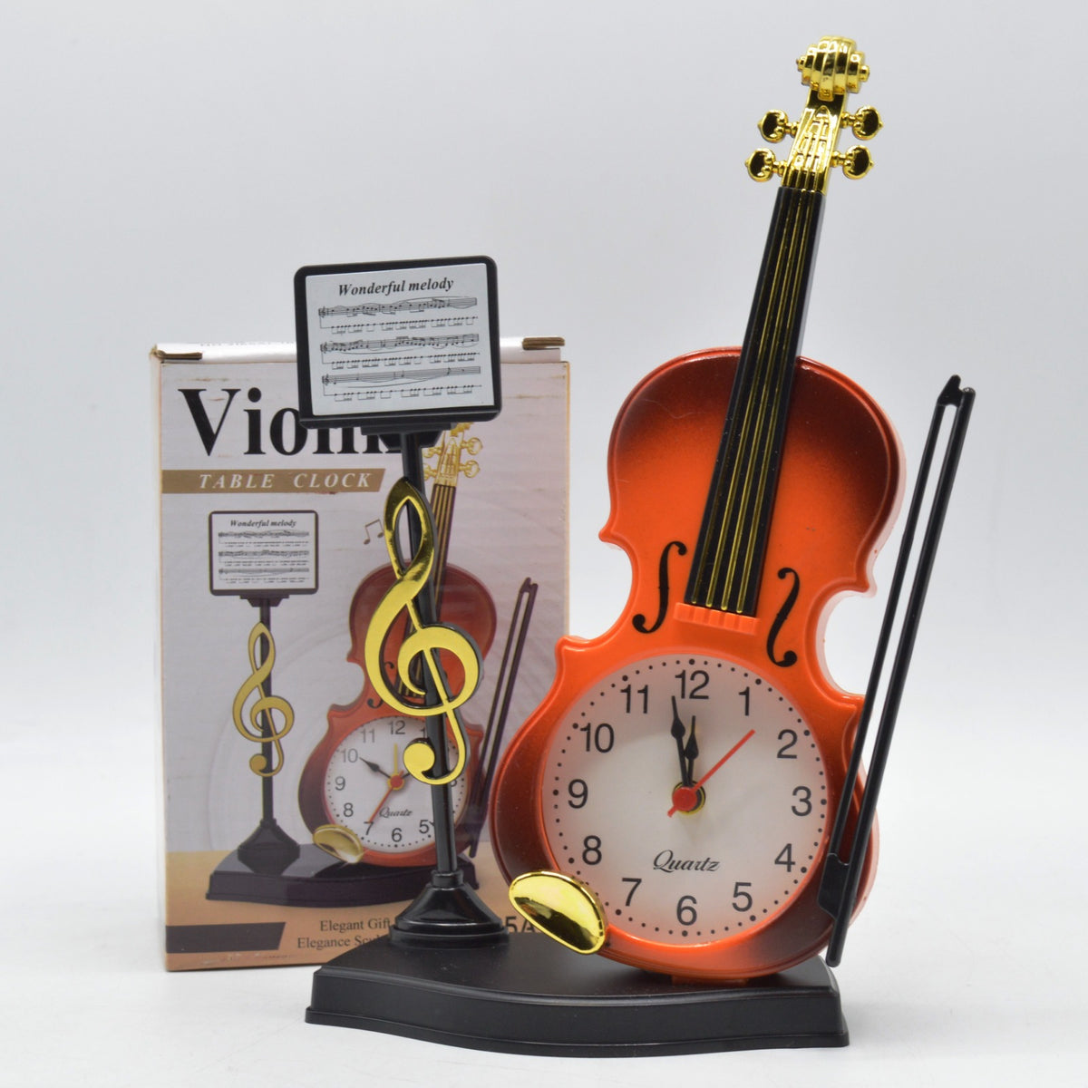 Buy Violin Shape Table Alarm Clock Online in Pakistan — Khanaan.pk