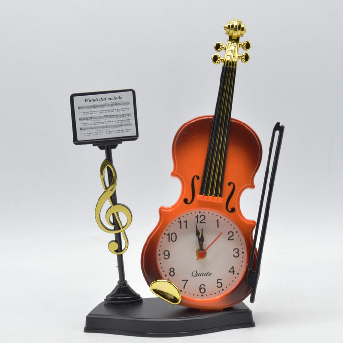 Buy Violin Shape Table Alarm Clock Online in Pakistan — Khanaan.pk