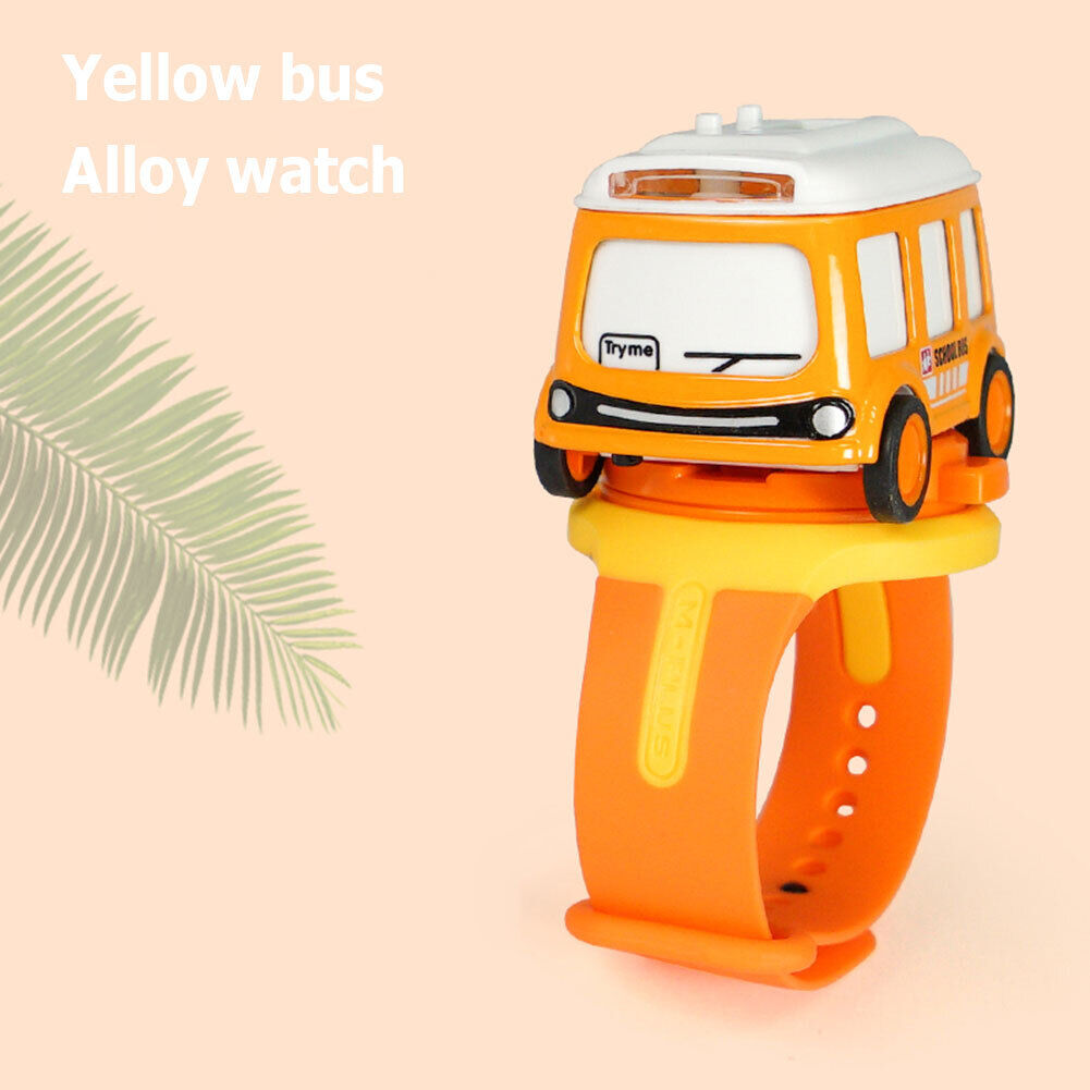 Metal Body Watch Bus Toy Hand Sensor Light & Sound Free Wheel — Khanaan.pk